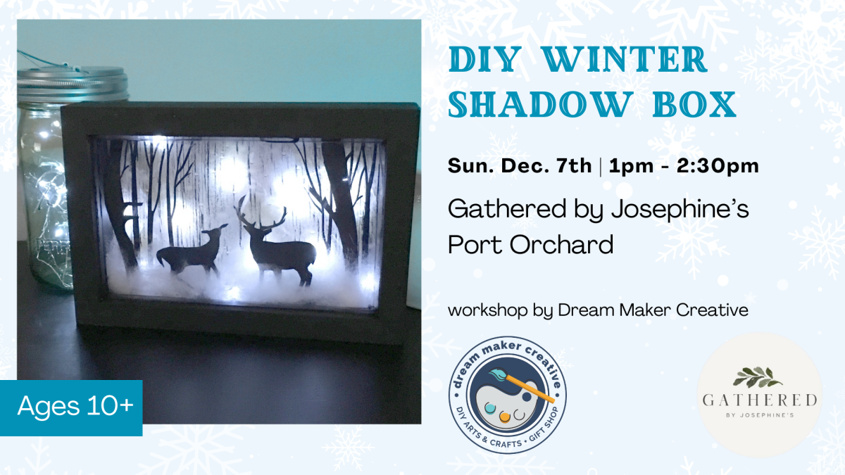 DIY Winter Shadow Box - Dream Maker Creative